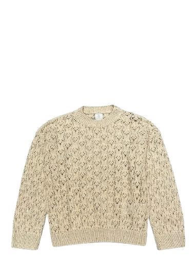 Eleventy Long Sleeve Knit Top - Nude