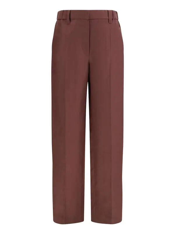 Brunello Cucinelli Belt-loop Pocket Trousers - Red