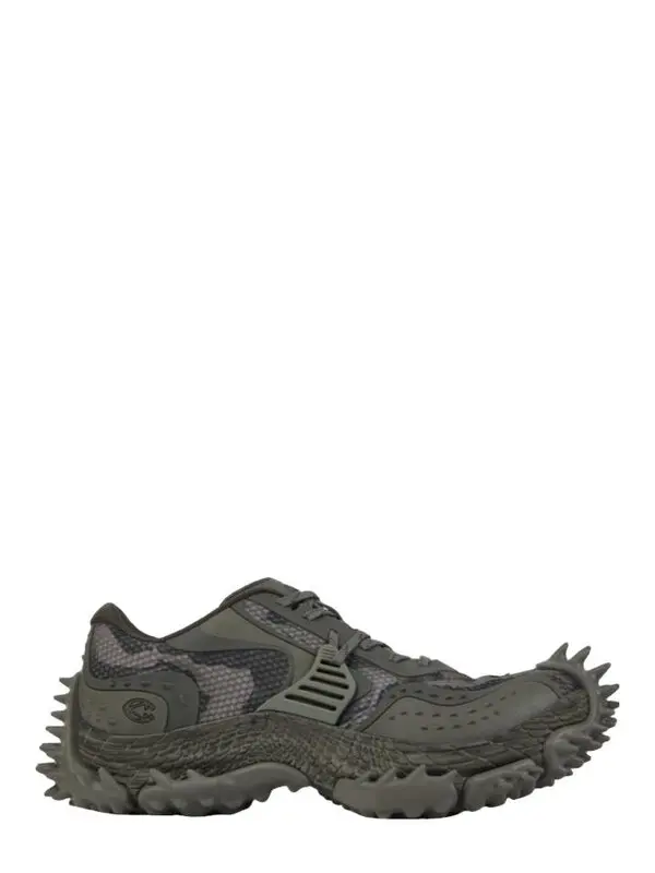 Camper Lace-up Sneakers With Rivet Details - Grey