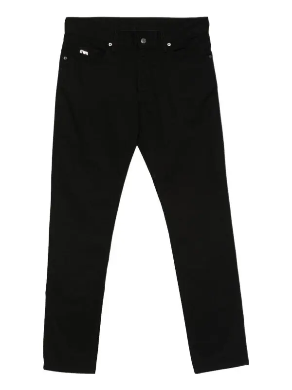 Emporio Armani Regular Fit Denim Jeans - Black