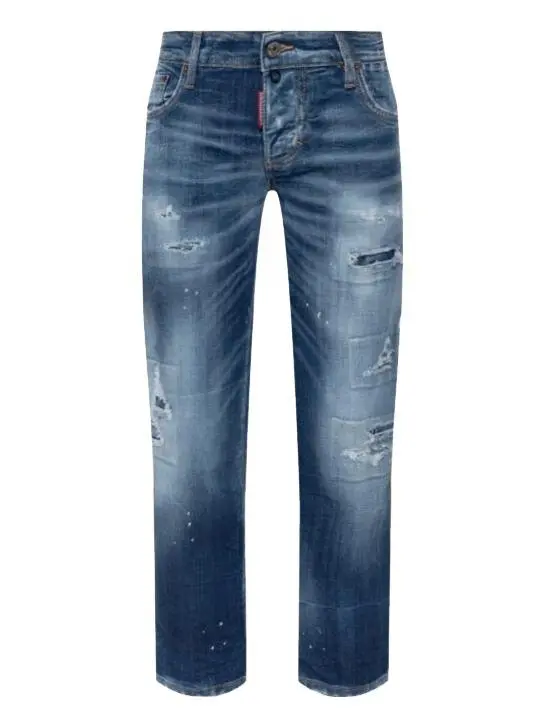 Dsquared2 Jenna Distressed Jeans - Blue