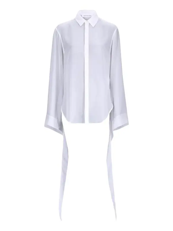 THE FRANKIE SHOP Tie-detail Shirt - White