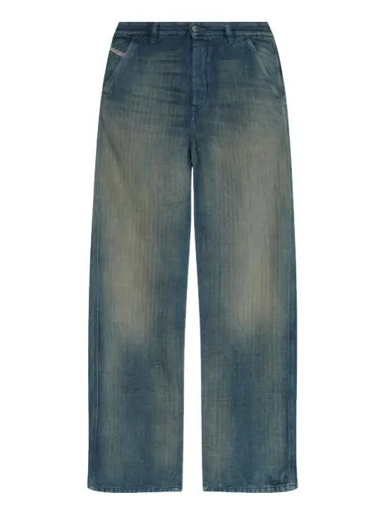 DIESEL® D-phant-chino Herringbone Jeans - Blue
