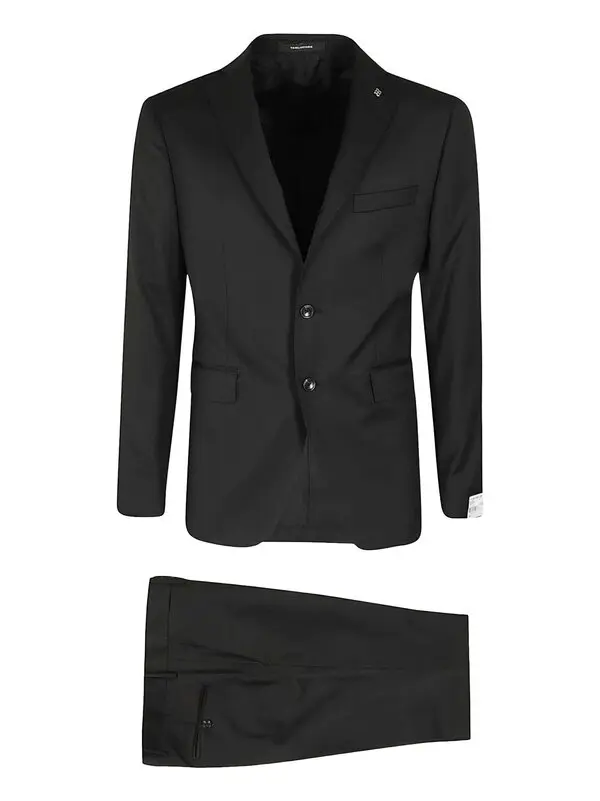 Tagliatore Wool Two-piece Suit - Black