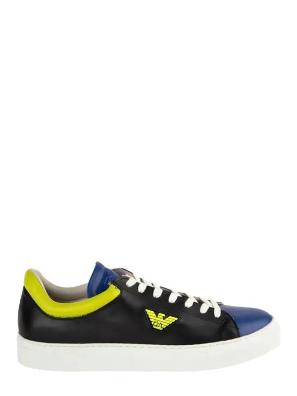 Emporio Armani Casual Lace-up Sneakers - Black