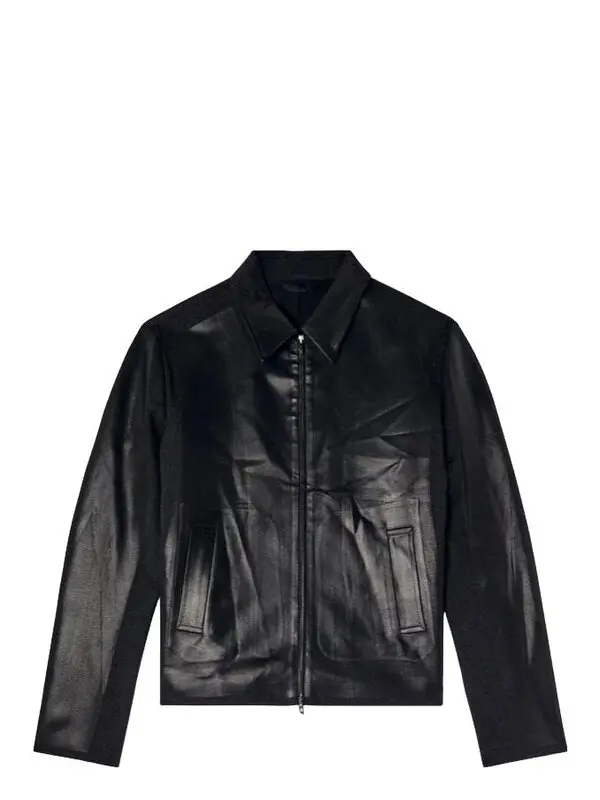 DIESEL® J-kane Zip-up Shirt Jacket - Black