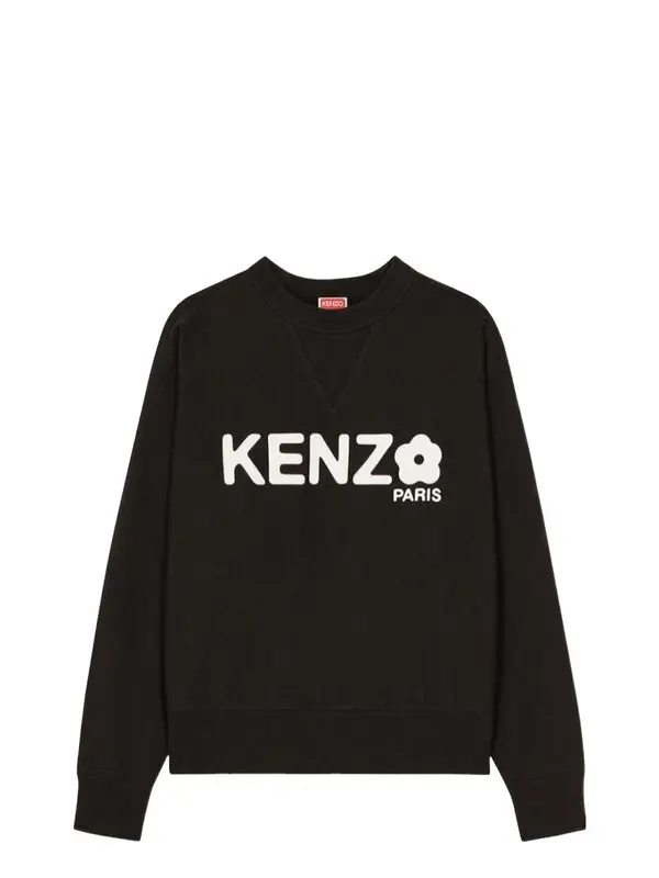 Kenzo Logo Crewneck Sweatshirt - Black