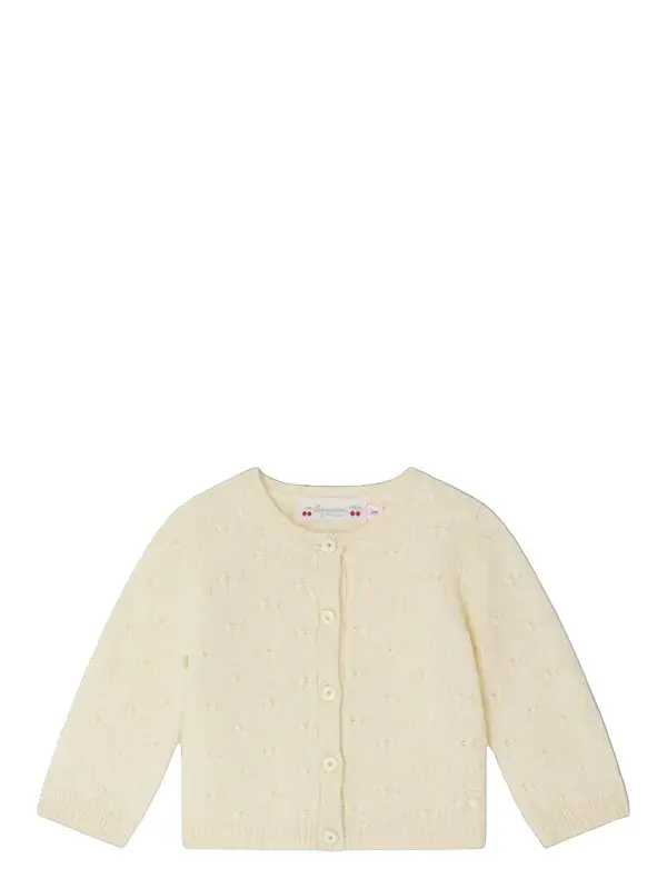 Bonpoint Long-sleeved Cardigan - Yellow