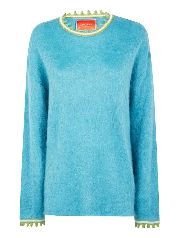 La DoubleJ Camden Mohair Knit - Turquoise