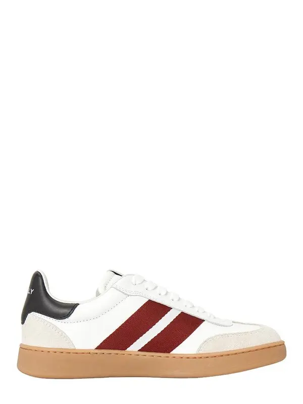 Bally Lace-up Sneakers With Perforated Details - White