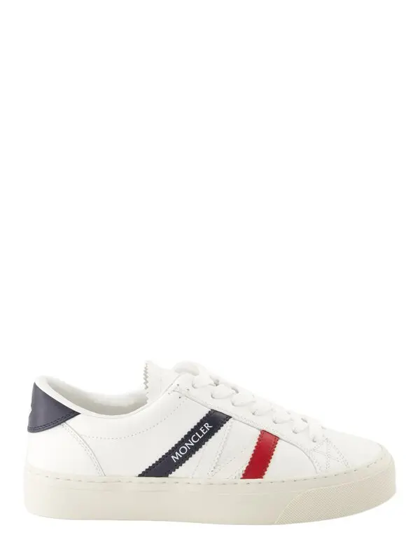 Moncler Monaco 2 Low Top Sneakers - Optical White