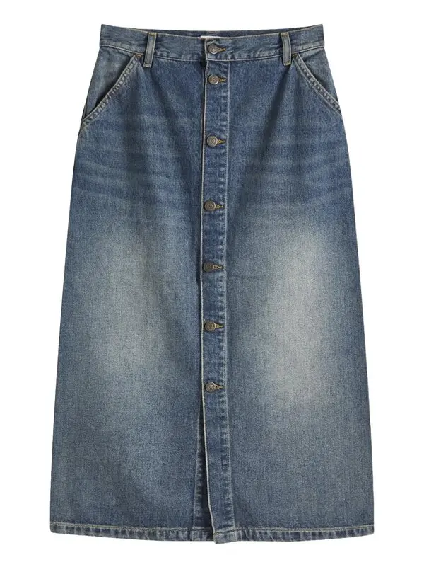 Carhartt Work In Progress Marvin Midi Skirt - Blue