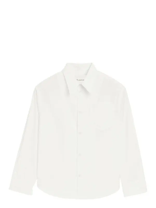 Ami De Coeur Long Sleeve Shirt - White