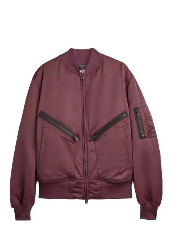 Y3 Oversized Bomber Jacket - Red
