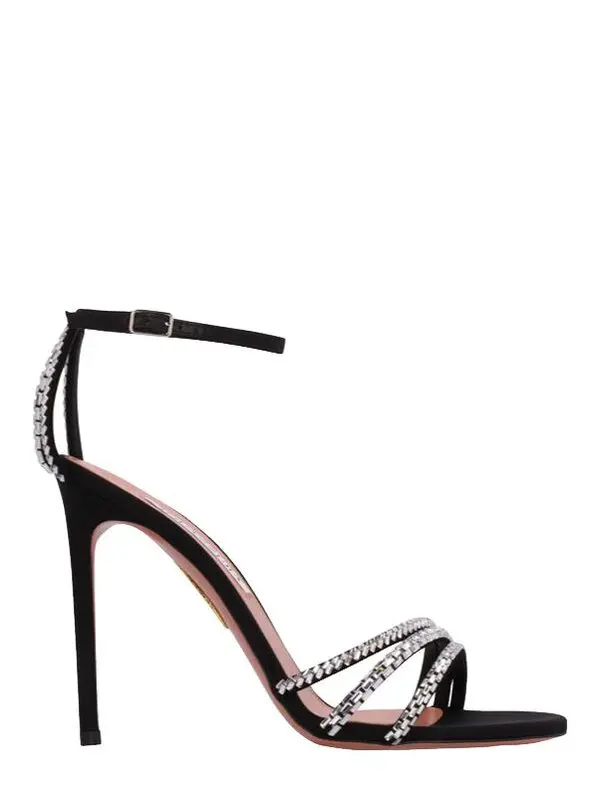 AQUAZZURA Milagros Sandal 85 - Black
