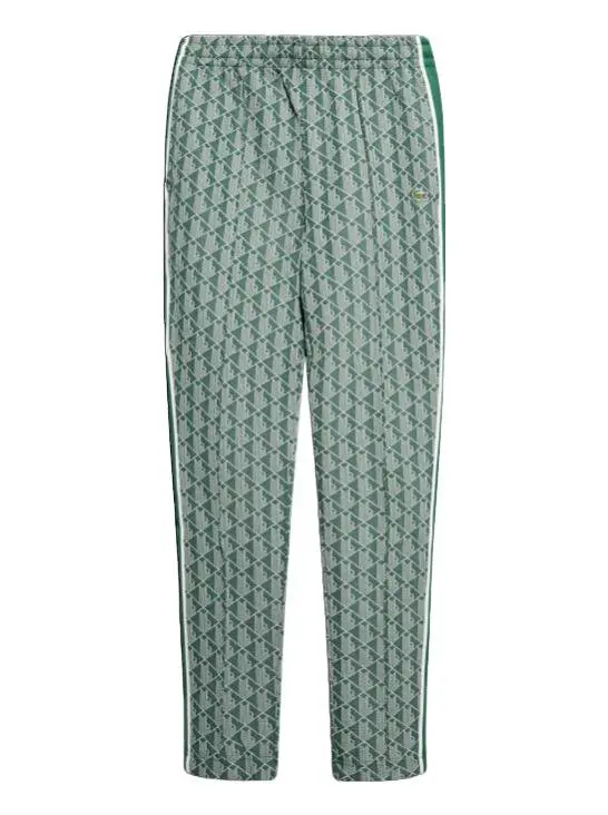Lacoste Monogram Logo Patch Sweatpants - Green