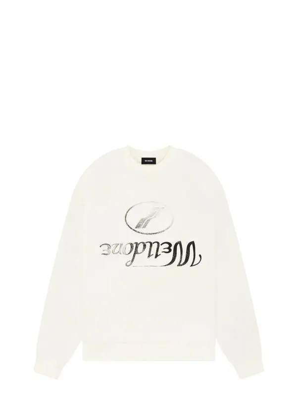 We11Done Logo Hoodie - White