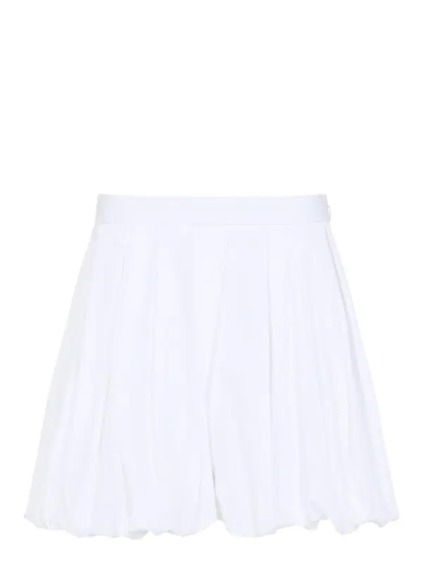 JIL SANDER Poplin Balloon Shorts - White