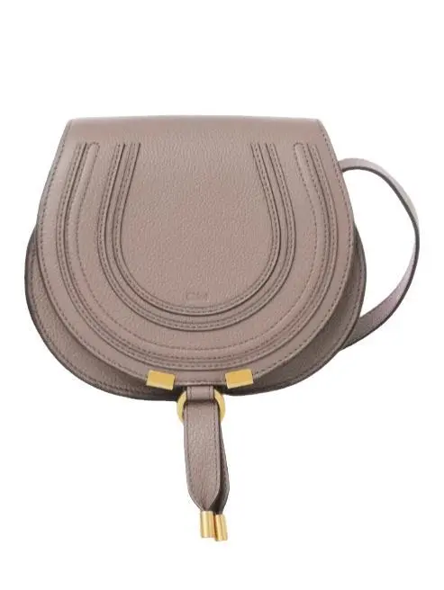 Chloé Marcie Small Saddle Bag - Twilight Purple