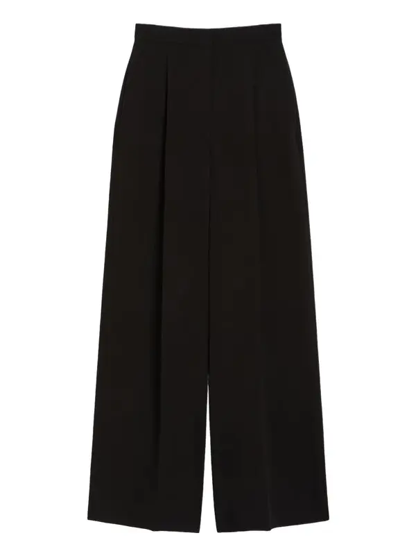 Max Mara Compact Cady Trousers - Black