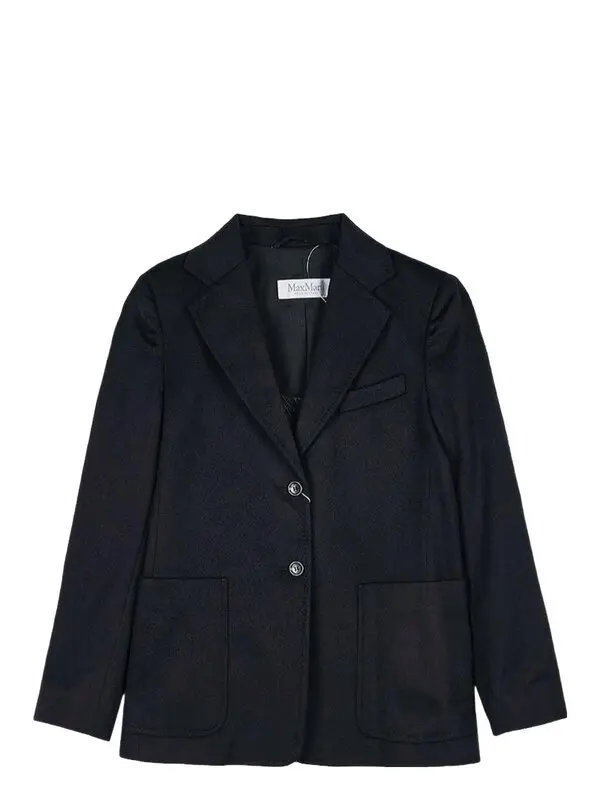 Max Mara Tailored Long Sleeve Blazer - Black