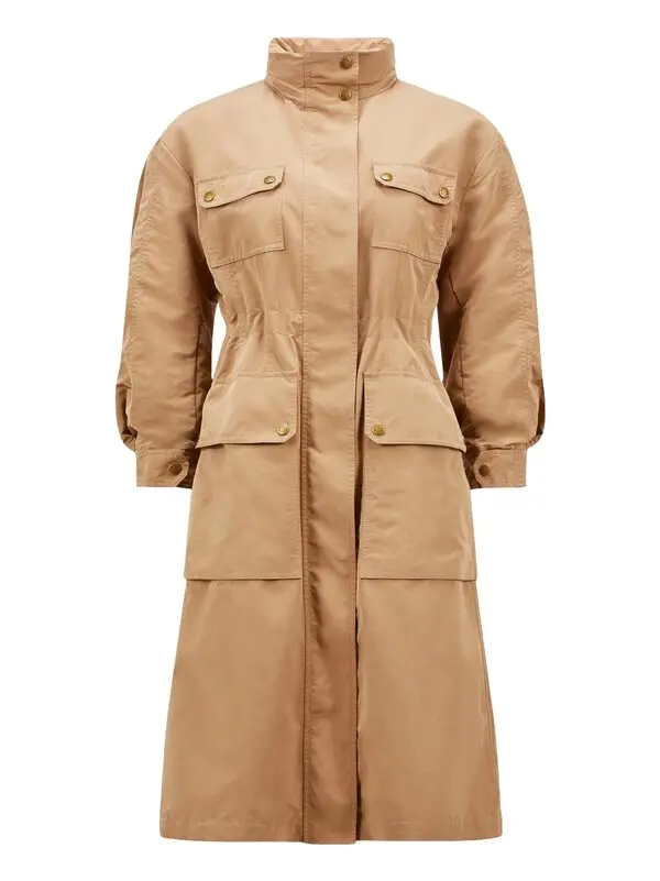 Moncler Nantes Hooded Parka - Light Brown
