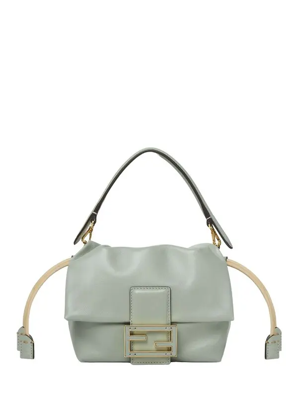 Fendi Nappa Leather Mini Bag - Matcha Green