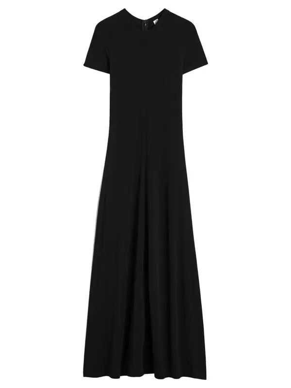 TOTEME Fluid Crewneck Maxi Dress - Black