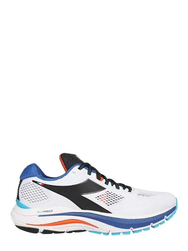 DIADORA Mesh Panel Lace-up Sneakers - White