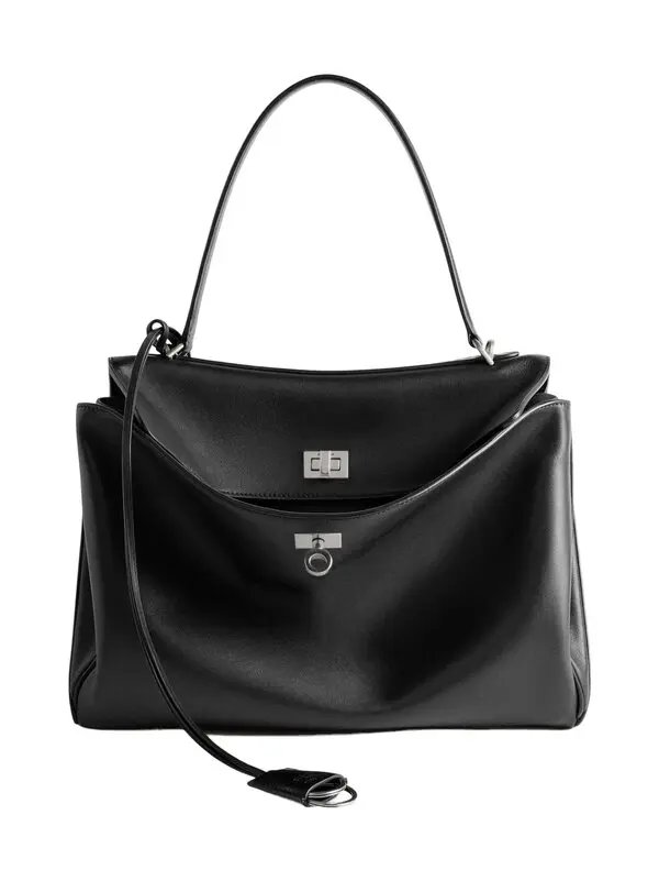 Balenciaga Rodeo Medium Tote Bag - Black