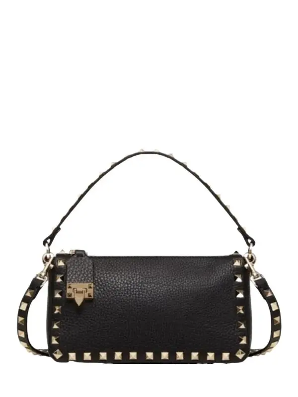 Valentino Garavani Rockstud Small Shoulder Bag - Black