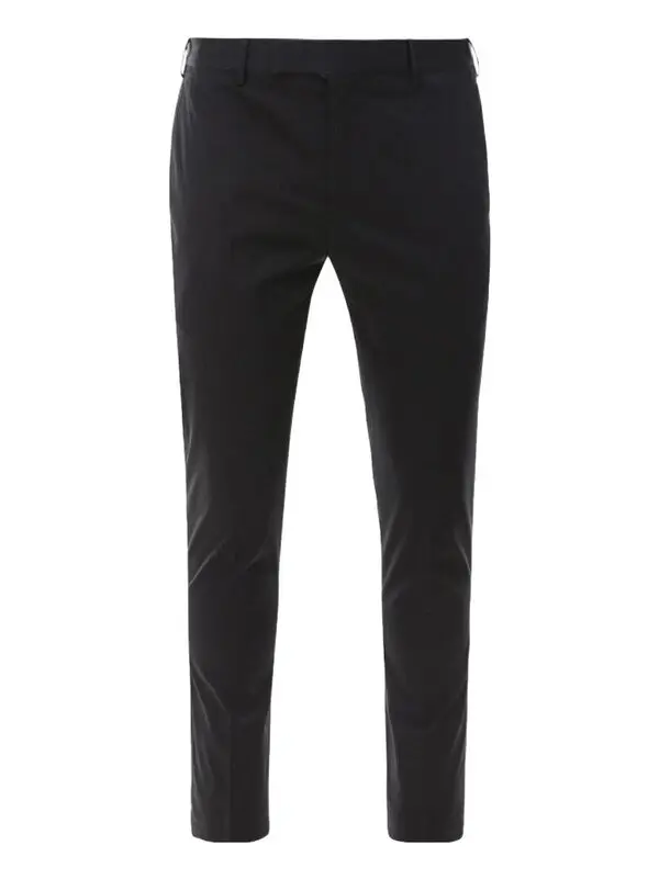 PT TORINO Straight-leg Chino Pants - Black