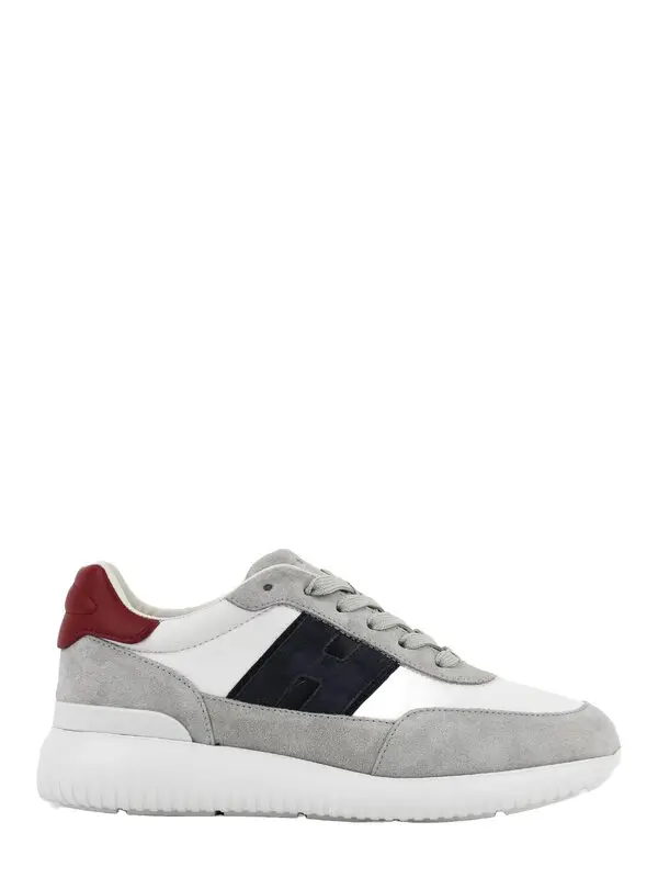 Hogan Panelled Low-top Sneakers - White