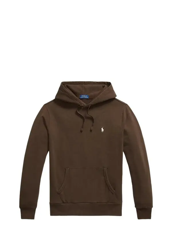 Ralph Lauren Long Sleeve Hoodie With Drawstring Hood And Kangaroo Pocket - Green