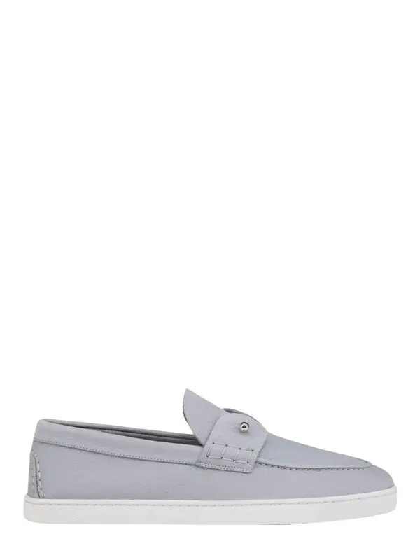 CHRISTIAN LOUBOUTIN Buckled Trim Loafers - Grey