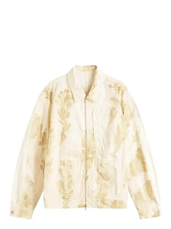 Dries Van Noten Printed Long Sleeve Jacket - White