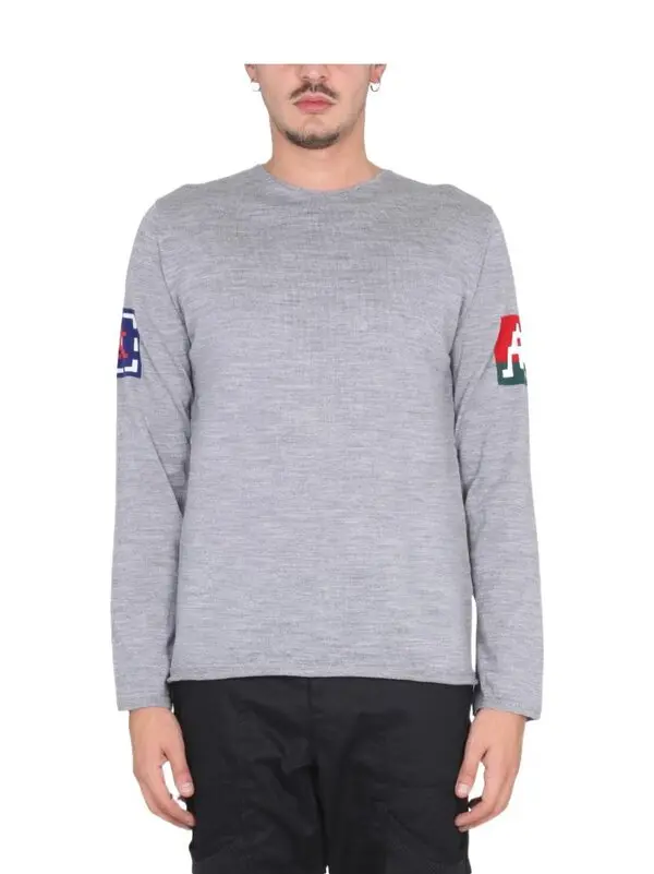 Comme Des Garçons Round-neck Sweater - Gray