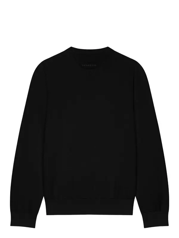 Givenchy Crewneck Knitted Jumper - Black