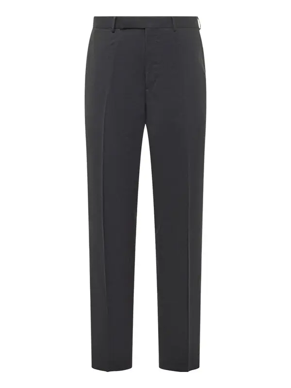 Zegna Pleated Tailored Trousers - Black