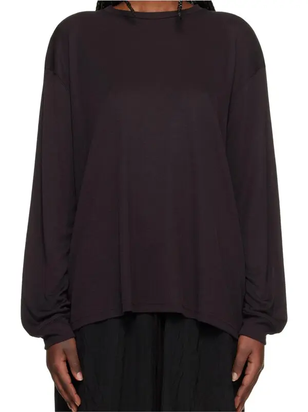 Studio Nicholson Simmons Long Sleeve T-shirt - Black