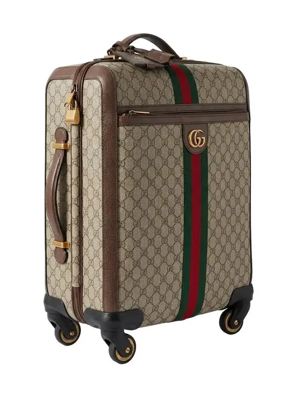 Gucci Savoy Small Cabin Trolley - Beige And Ebony