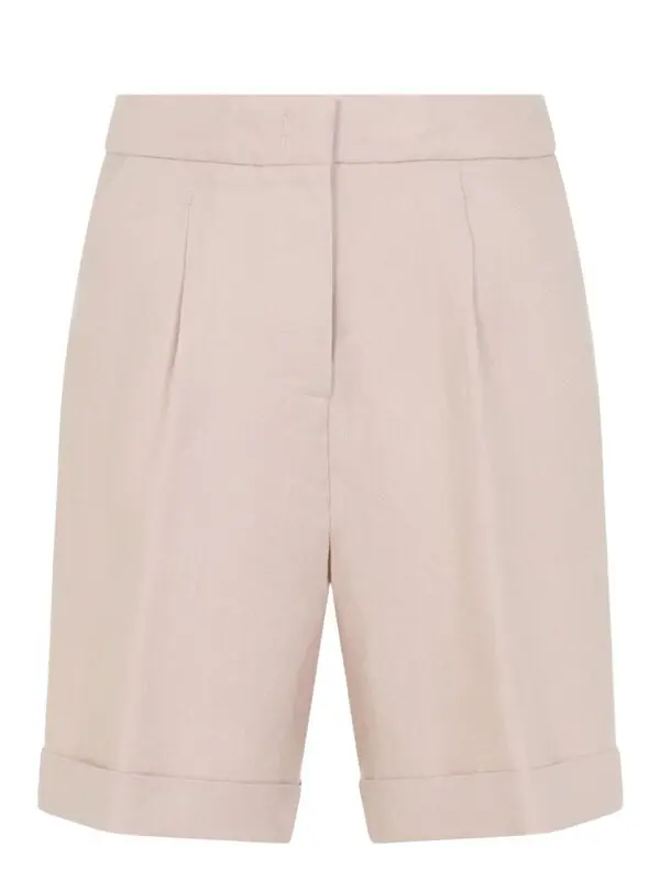 Peserico Pleated Detail Shorts - Pink