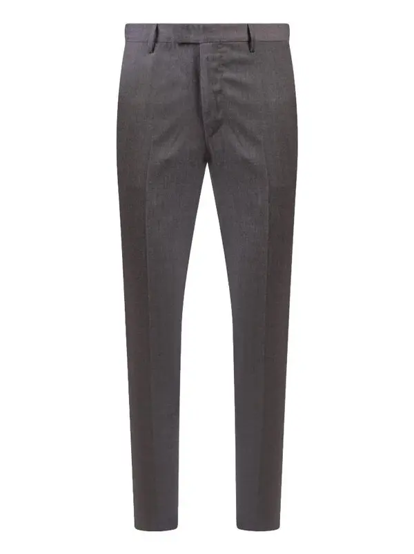 PT TORINO Classic Tailored Trousers - Black