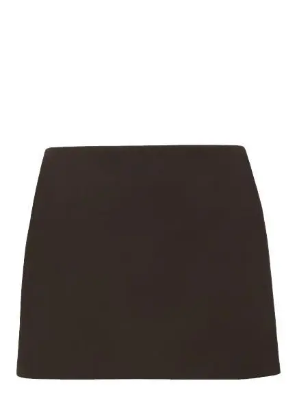 P.a.r.o.s.h Gabardine Mini Skirt - Black