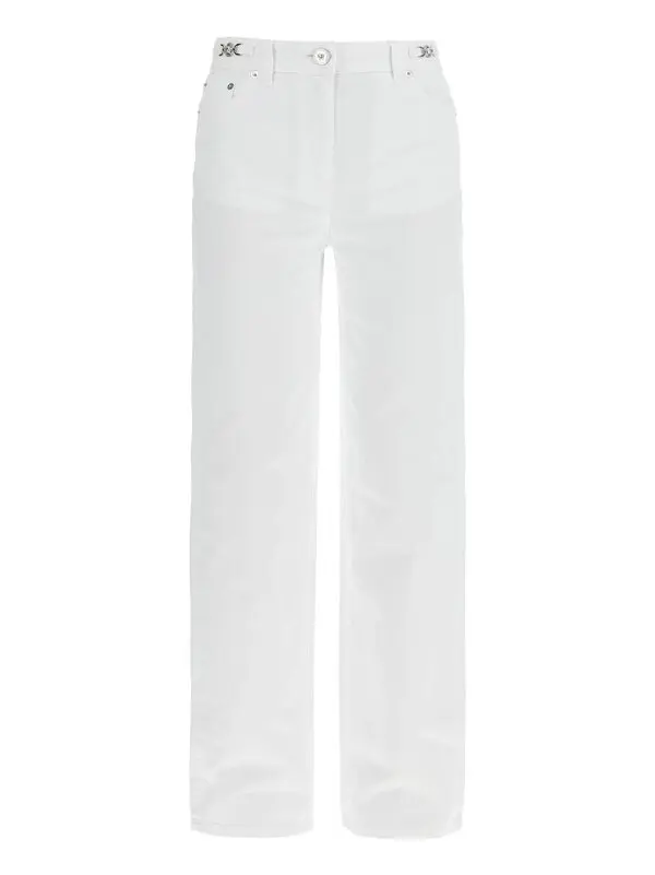 Versace Medusa 95 Straight-leg Jeans - White