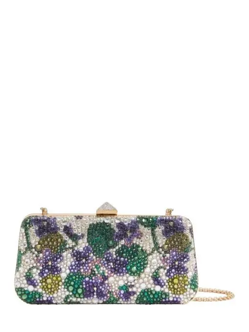 Valentino Garavani Carry Secrets Embellished Floral Clutch - Multi-color