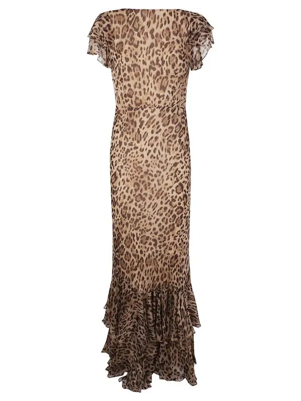 Rixo Ordinia Gown - Brown