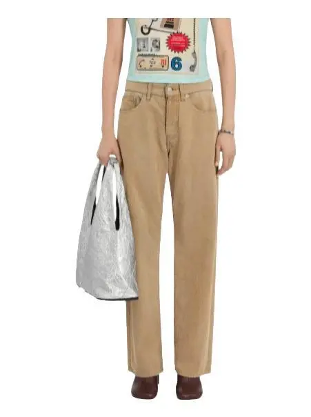 MAISON MARGIELA Straight-leg Trousers - Sand-colored
