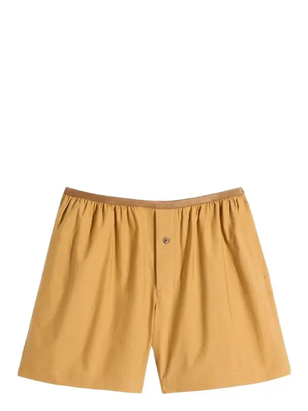 LEMAIRE Elastic Waistband Boxer Shorts - Yellow
