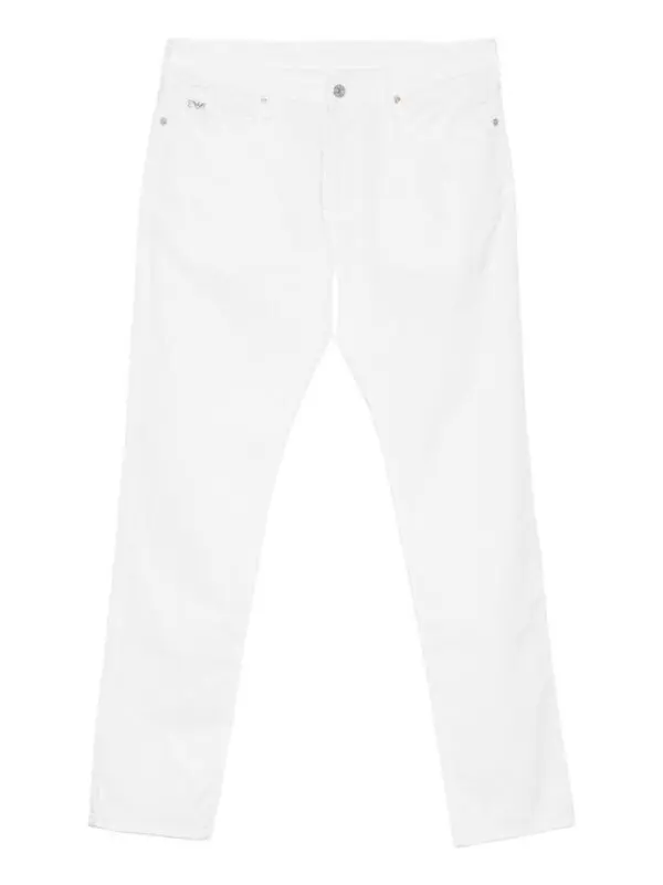 Emporio Armani Slim-fit Trousers - White